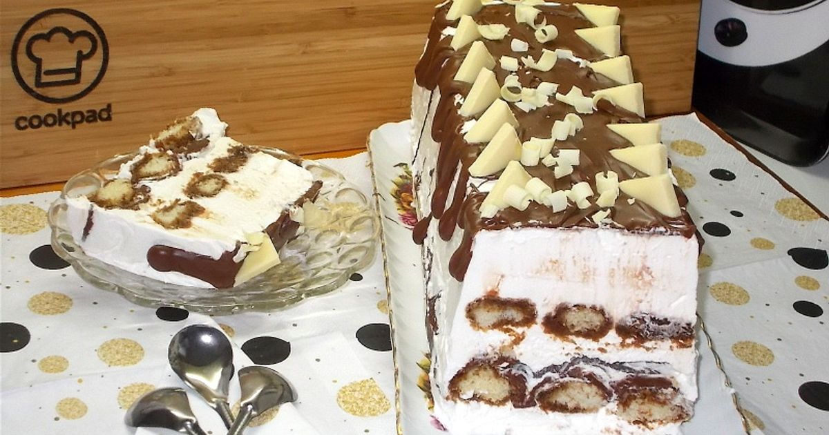 Tiramisus Fagyi Szelet Mogyorókrémmel | Fehér Katica receptje - Cookpad ...