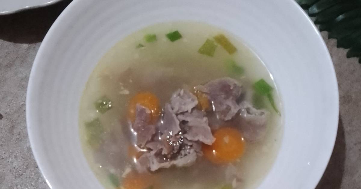Resep Sop daging slice oleh Ani Brilian - Cookpad