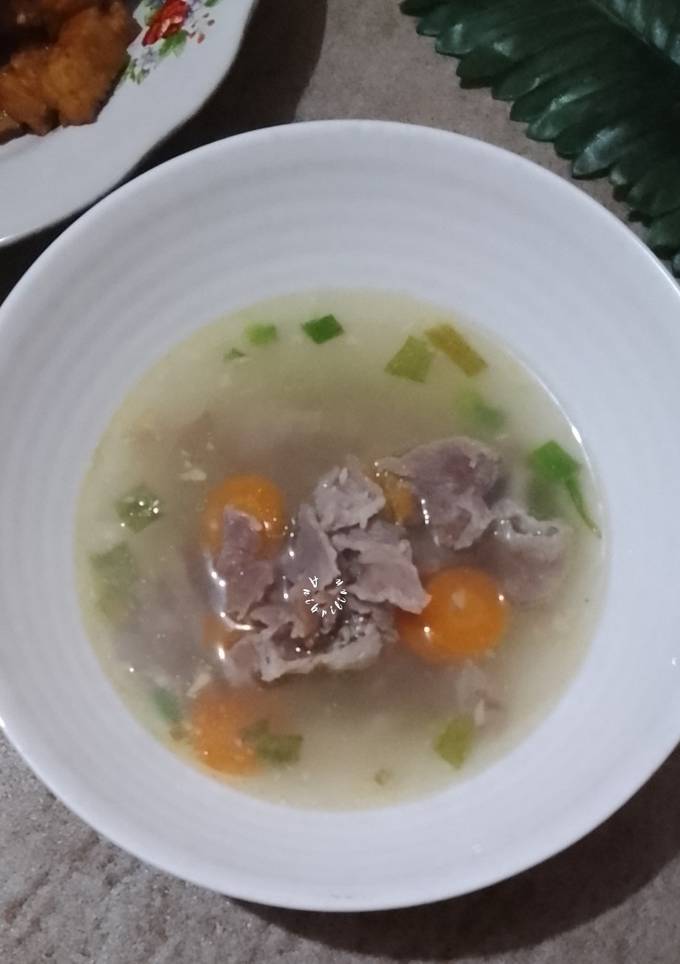 Resep Sop daging slice oleh Ani Brilian - Cookpad