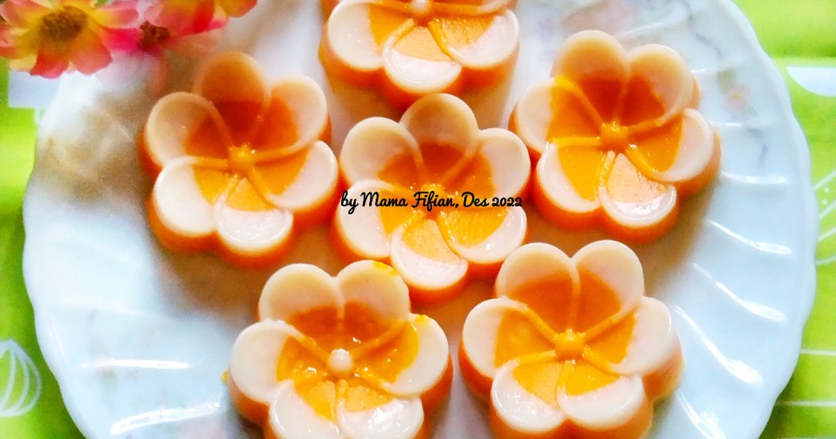 Resep kue talam labu kuning tanpa santan rumahan enak dan mudah - Cookpad