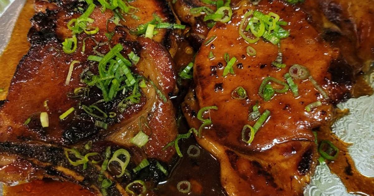 Chuletas de cerdo agridulces - 5 recetas caseras- Cookpad