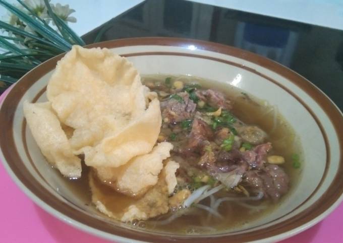 Resep Soto mie daging sapi 🐮🐮 oleh Reni Darwati - Cookpad