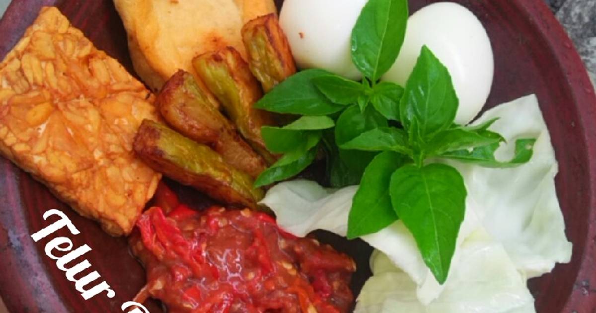 23 resep tempe telur penyet kemangi enak dan mudah - Cookpad