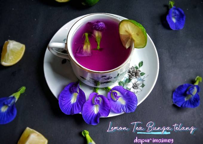 Resep Lemon Tea Bunga telang oleh imaimey_ - Cookpad