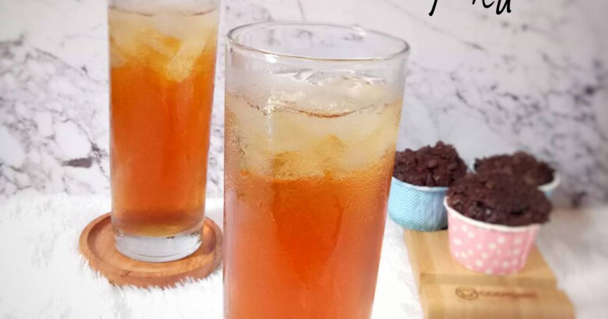 Resep 244.Es Teh Madu oleh Selvia oktaviani - Cookpad