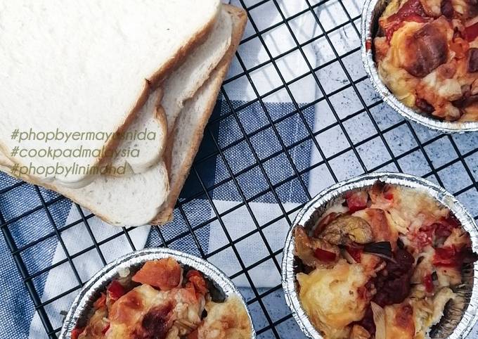 Resipi Mini Pizza Roti Berinti Pisang oleh Erma Yusnida - Cookpad