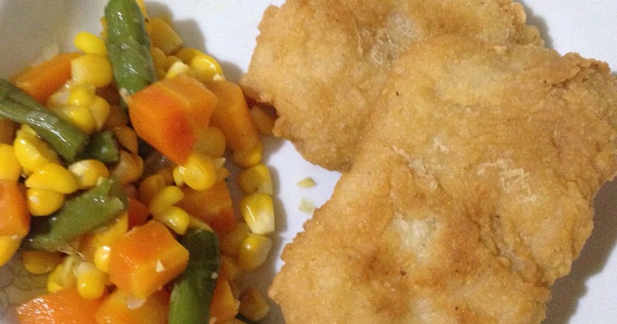 Resep Crispy Dory Fish With Veggies Salad oleh hanni - Cookpad