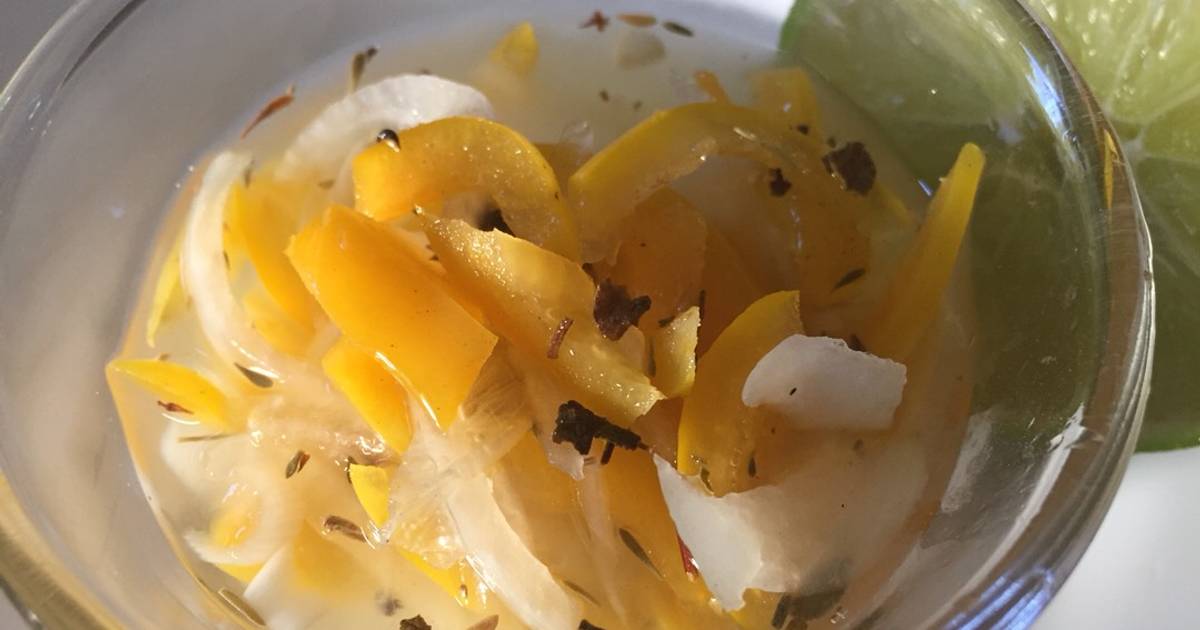 Chiles curtidos - 21 recetas caseras- Cookpad