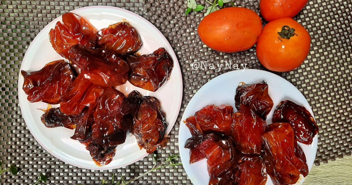 Resep Manisan Tomat (Pakai Oven) طماطم مسكرة oleh NayNay - Cookpad