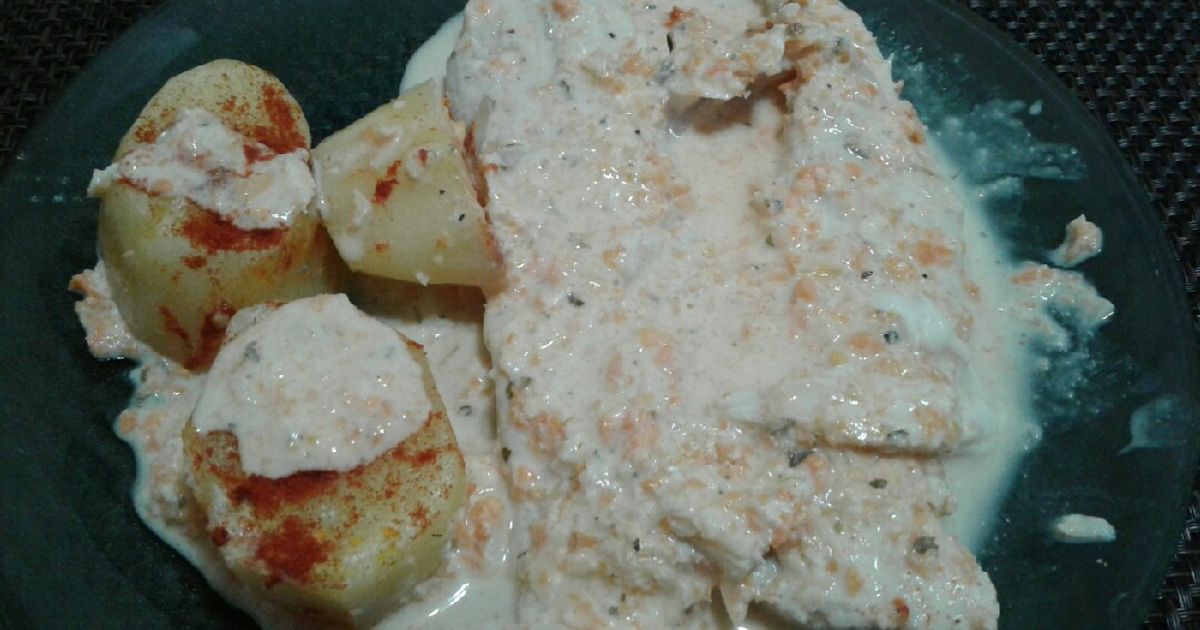 salmon blanco al horno con crema - 3 recetas caseras- Cookpad