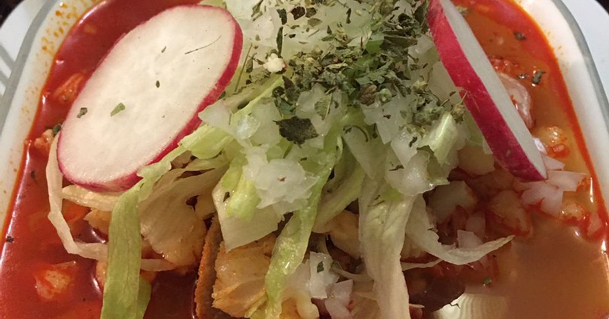 Pozole Coloradito Receta de Mike Aranda- Cookpad