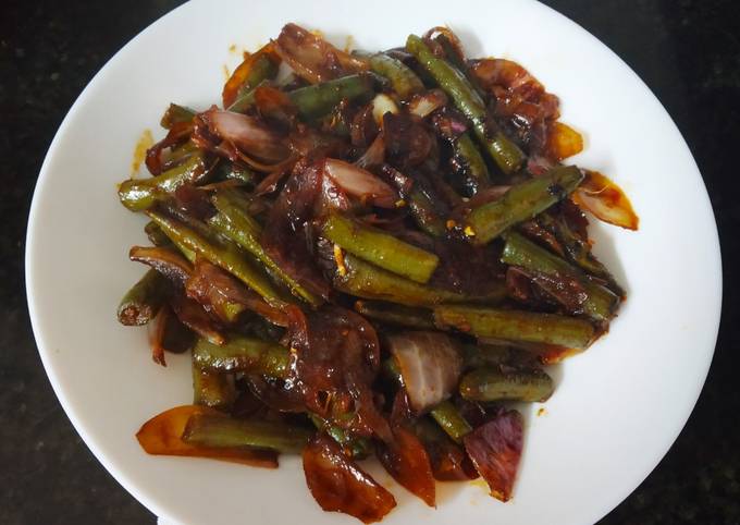 French Beans Stir Fry Recipe by Kirti Das - Cookpad