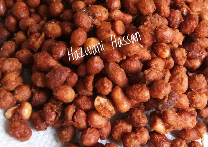 Resipi Kacang Goreng Berempah oleh Hazwani Hassan - Cookpad