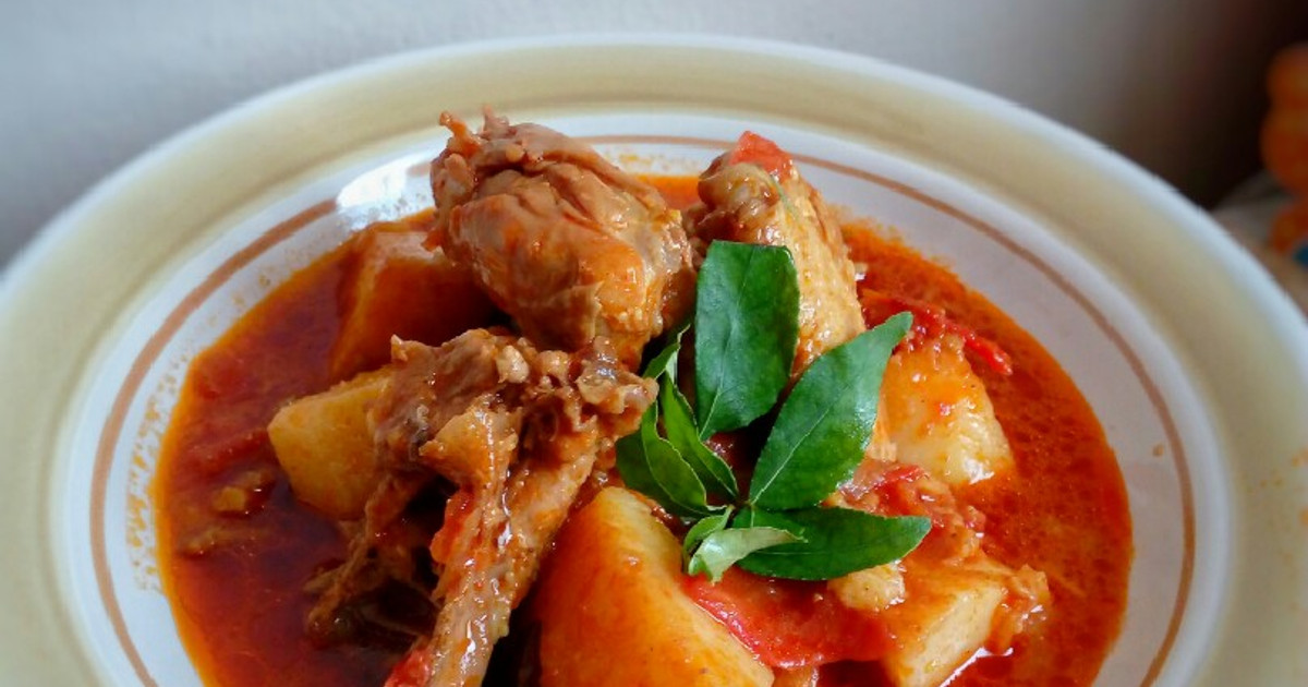 Resep Indian Chicken Curry (Kari Ayam India) #Step By Step oleh Noof's ...