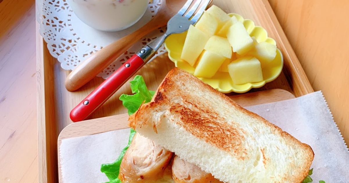 Fresh Breakfast Chicken Thigh Roll Sandwich Recipe By Elaine Chang