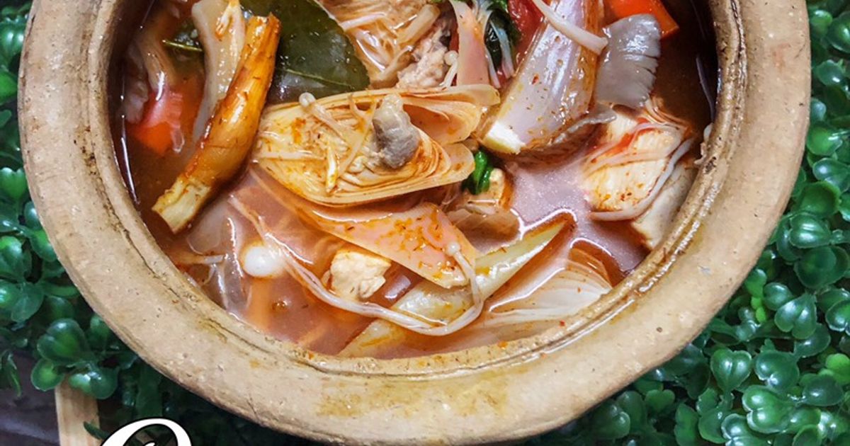 Resipi Claypot Tomyam Cendawan oleh Salina Jalaludin - Cookpad
