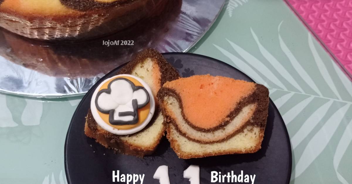 Resep Bolu Zebra oleh Jojo AF - Cookpad