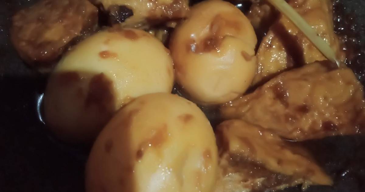 Resep Semur telur tahu oleh Mrs.Murahidi - Cookpad