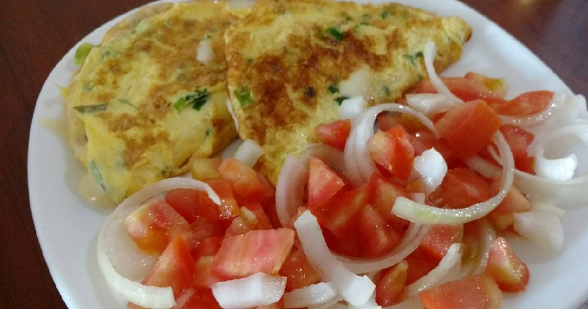 Omelette de verdeo - 66 recetas caseras- Cookpad