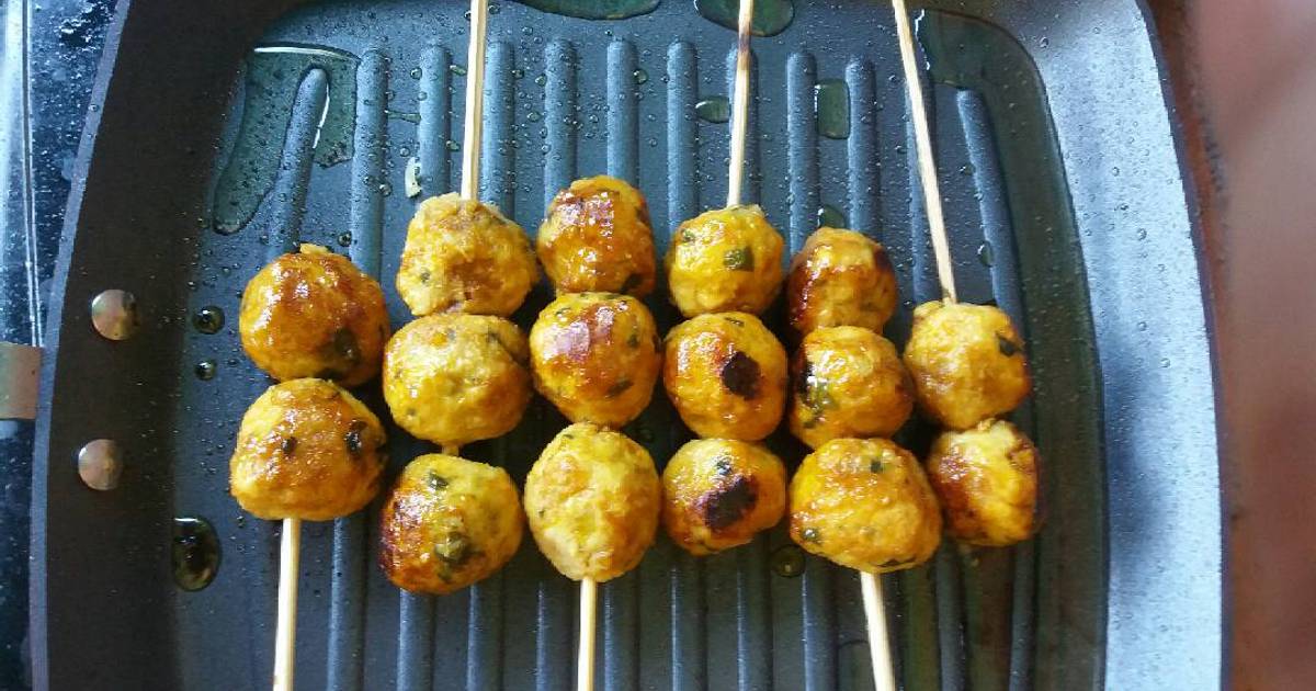Resep Menu Anak: Sate Bakso Tempe oleh Diah Surya - Cookpad
