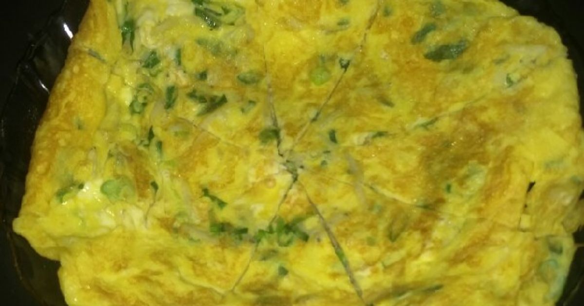 Resep Telur Dadar Teri Nasi oleh Yenie - Cookpad