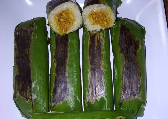 Resep Lemper isi ikan oleh yulhie lie - Cookpad