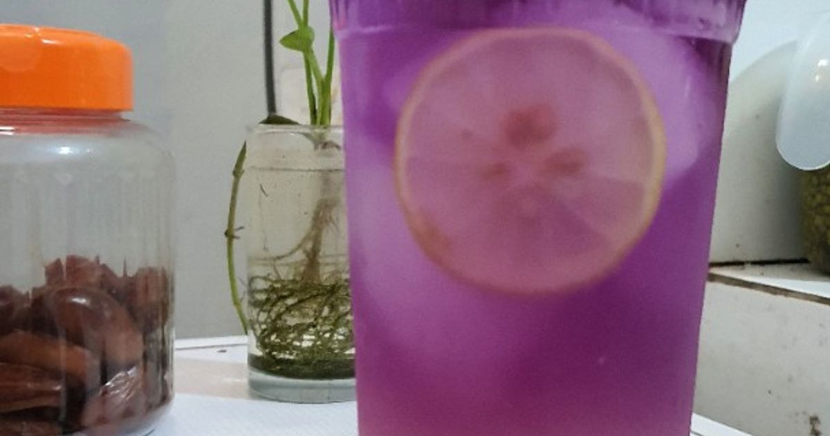 Resep Es Telang Lemon oleh Susi Gunawan - Cookpad
