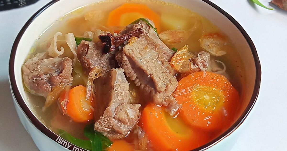 Resep Sop Daging Berempah oleh Ismy Maulidasary - Cookpad