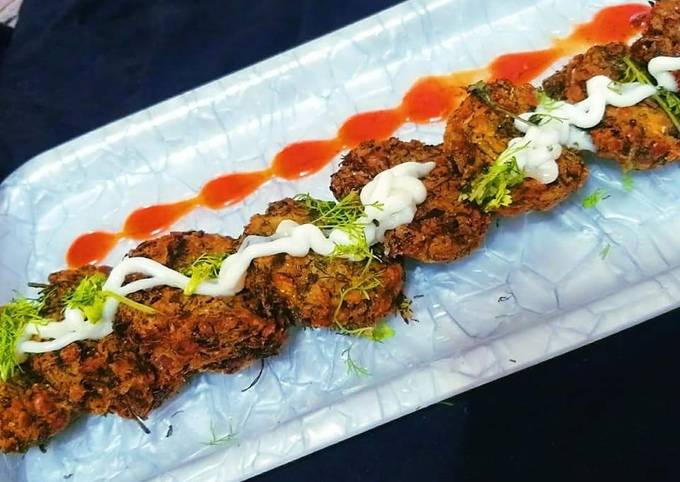 Shepu bhaji ke pakora(Dill Leaves) Recipe by Diksha Singh - Cookpad