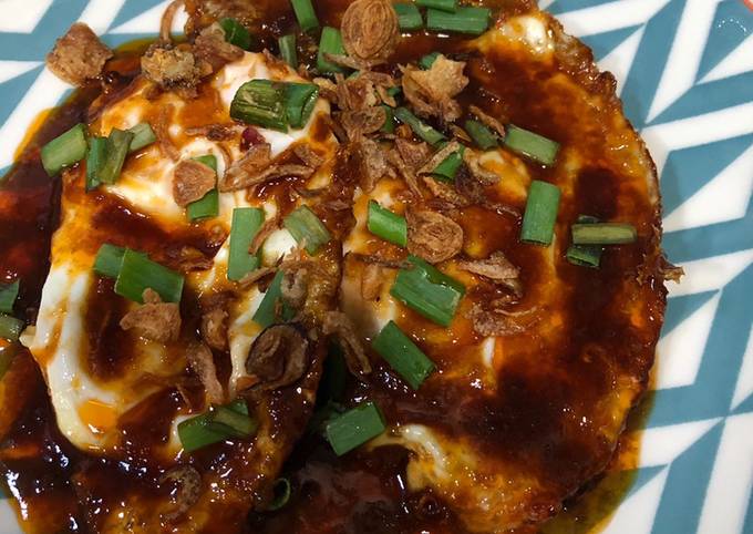 Resipi Telur Masak Sos oleh Wanie - Cookpad