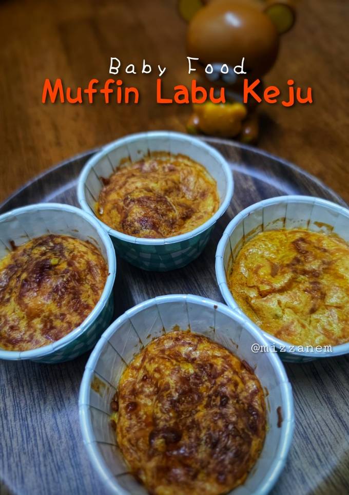 Resipi Muffin Labu Keju (Baby Food) oleh Mizzanem - Cookpad
