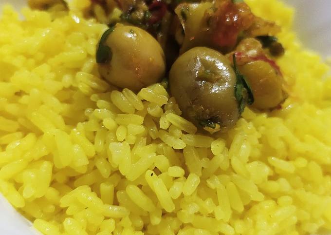 طريقة عمل ارز اصفر لذيذ على اصولها بطريقة سهلة وسريعة من 🌸🌷cuisine ...