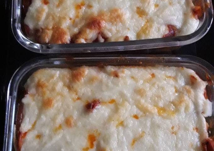 Resep Kentang Bolognese Mozarella oleh imasziggia - Cookpad
