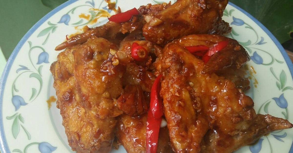 Resep Chicken Wings Saus Oriental oleh Merry Kusumarani - Cookpad