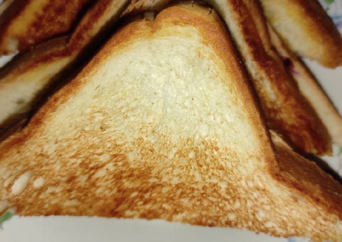 Resep Roti Tawar Panggang Teflon oleh snurkhayatin - Cookpad