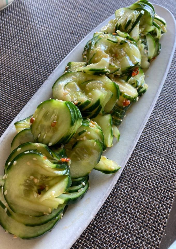 Snake cucumber salad Recipe by Nami - Cookpad
