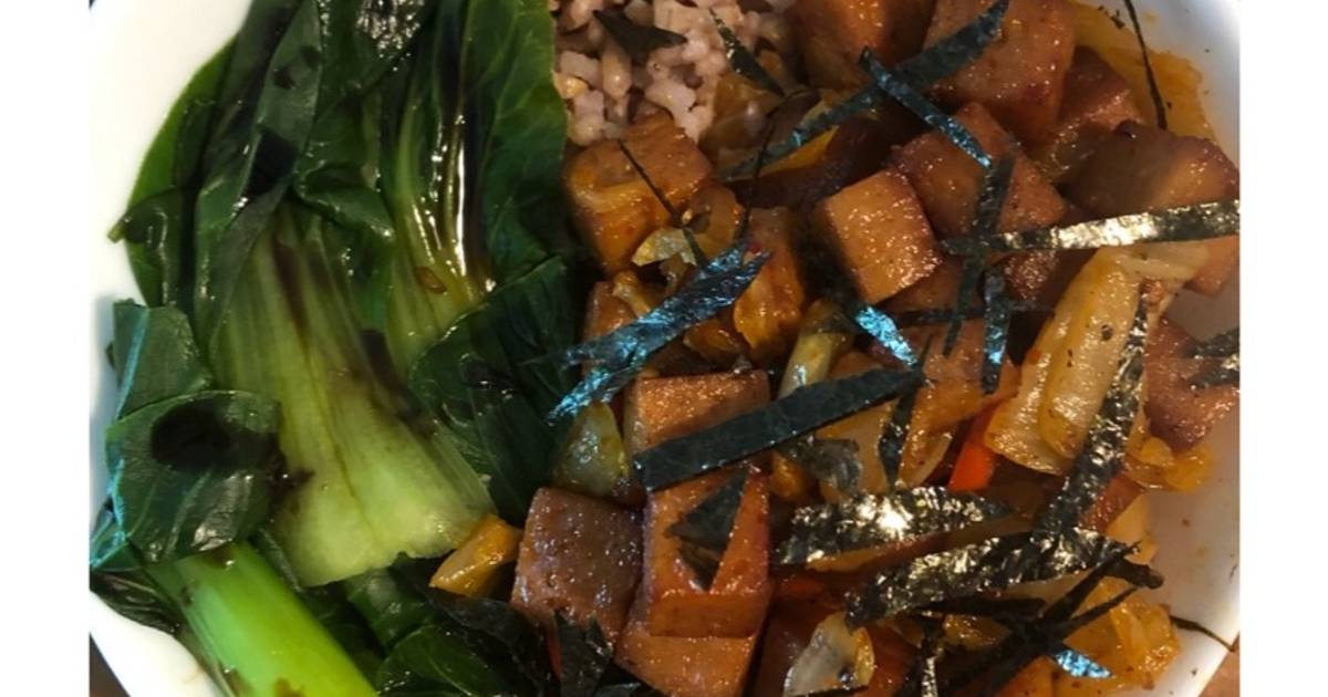 Resipi Luncheon Meat Rice Bowl oleh Audrey J - Cookpad