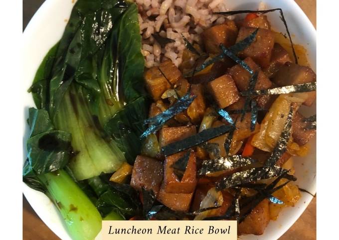 Resipi Luncheon Meat Rice Bowl oleh Audrey J - Cookpad