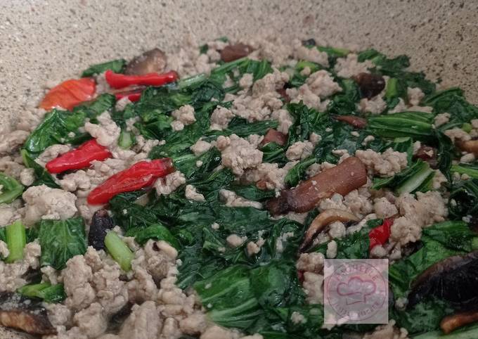 Resep Oseng Ayam Giling, Jamur dan Sayur oleh Michelle Little Kitchen ...