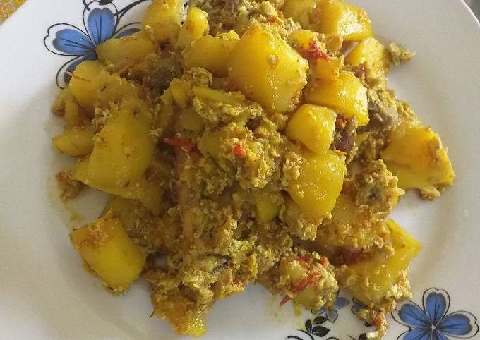 Dafadukan dankali mai kwai girki daga TEEGANA'S KITCHEN (FATIMABABAGANA ...