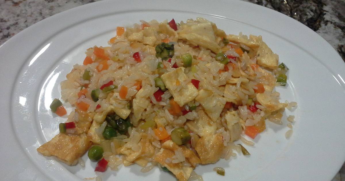 Arroz Chaufa con verduras Receta de giordana2898- Cookpad