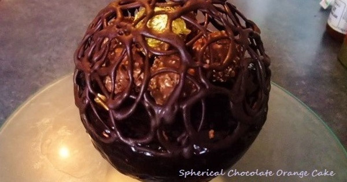 Spherical Chocolate & Orange Cake Recipe by lilypal - Cookpad