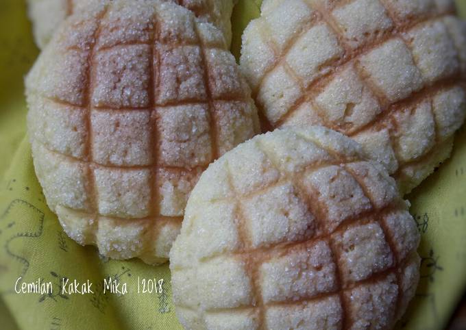 Resep Roti Melon Dorami / Melonpan oleh Erika Damayanti "Cemilan Kakak ...