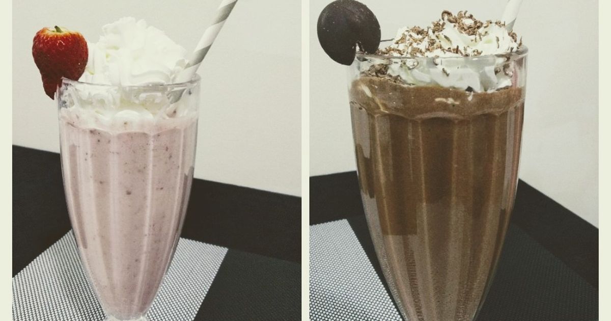 Malteadas De Fresa 🍓 Y Chocolate🍫 Recipe by Andrea De Jimenez
