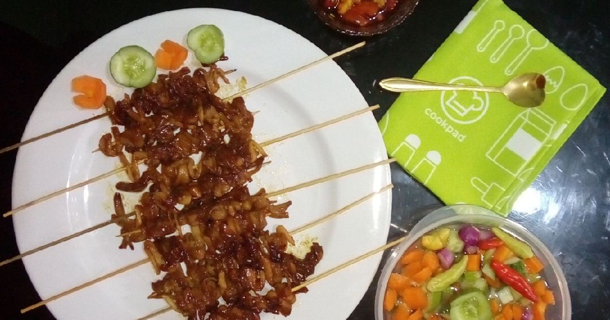 Resep Sate Jamur Tiram (Vegan Satay) oleh Simakke - Cookpad