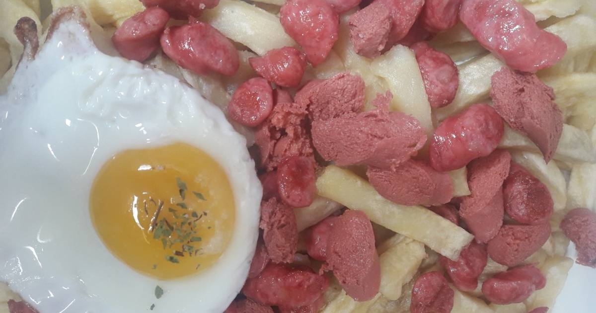 Salchipapas - 104 recetas caseras- Cookpad