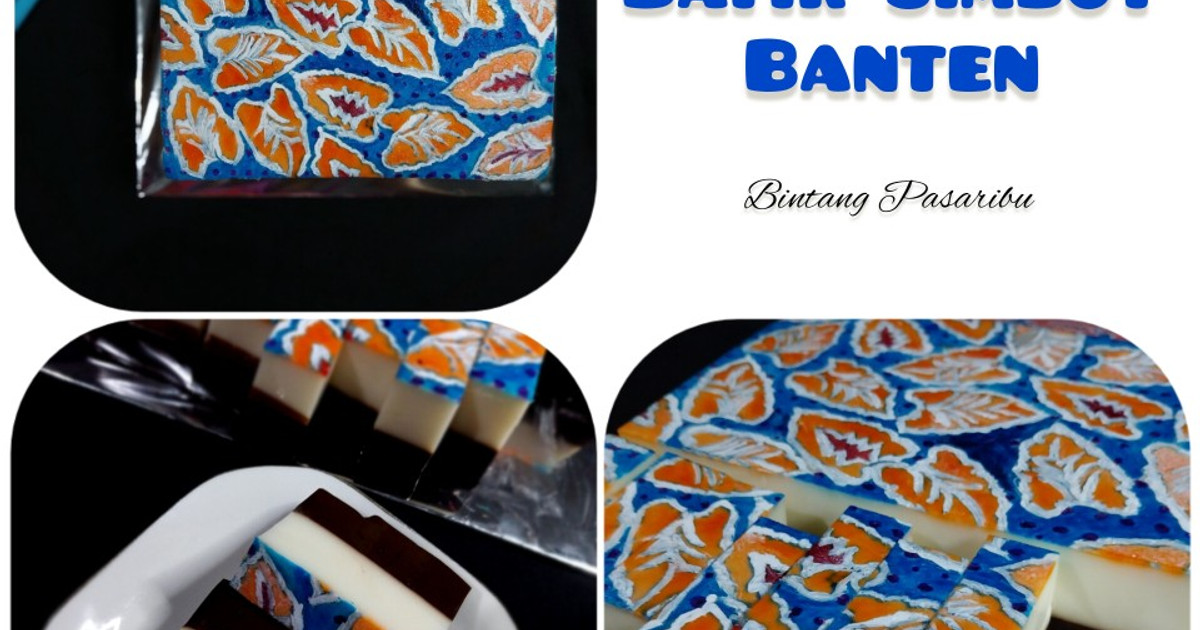 Resep 112. Puding Lukis Motif Batik Simbut |Banten oleh Bintang ...