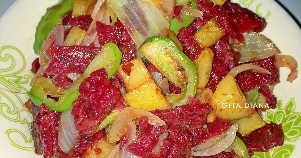 6 resep oseng dendeng pedas manis enak dan mudah - Cookpad