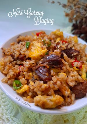 Resep Nasi Goreng Daging Sapi Simple oleh Een Nuraeni - Cookpad