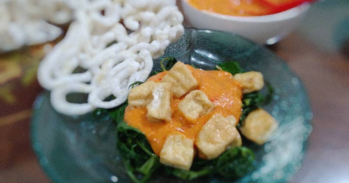 Resep (Salin dari) Plecing Kangkung Tahu Sambal Terasi oleh Debby ...